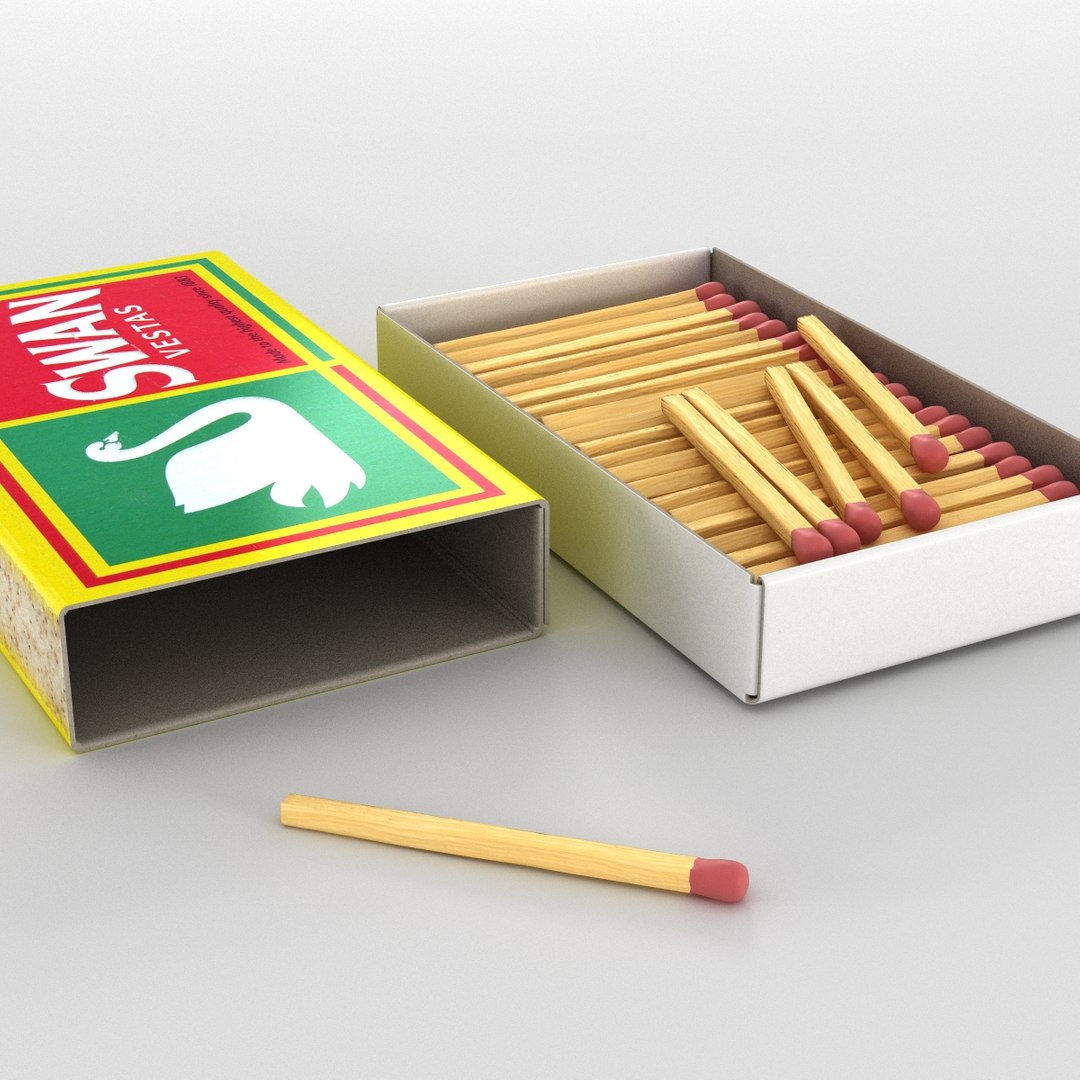 swan vestas matches 3d model