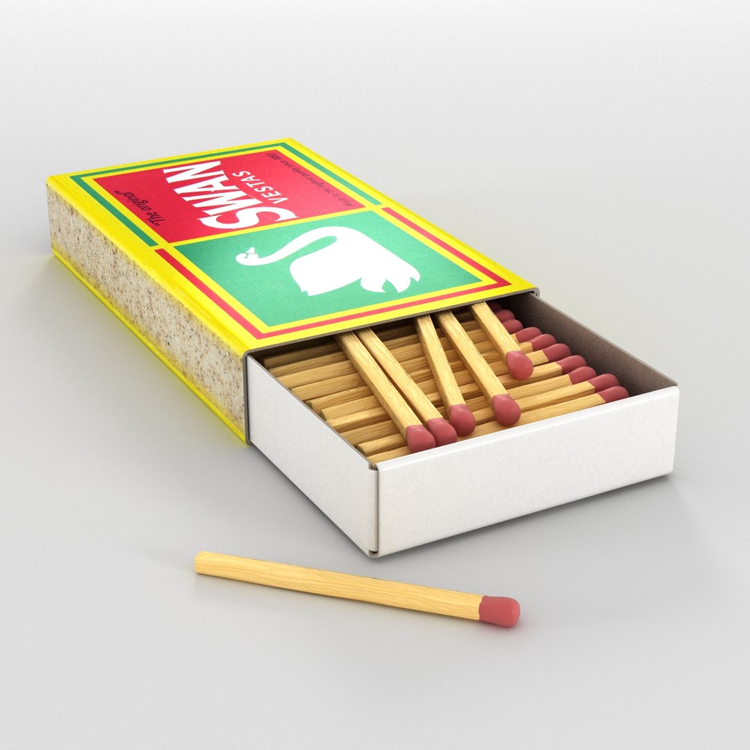 swan vestas matches 3d model