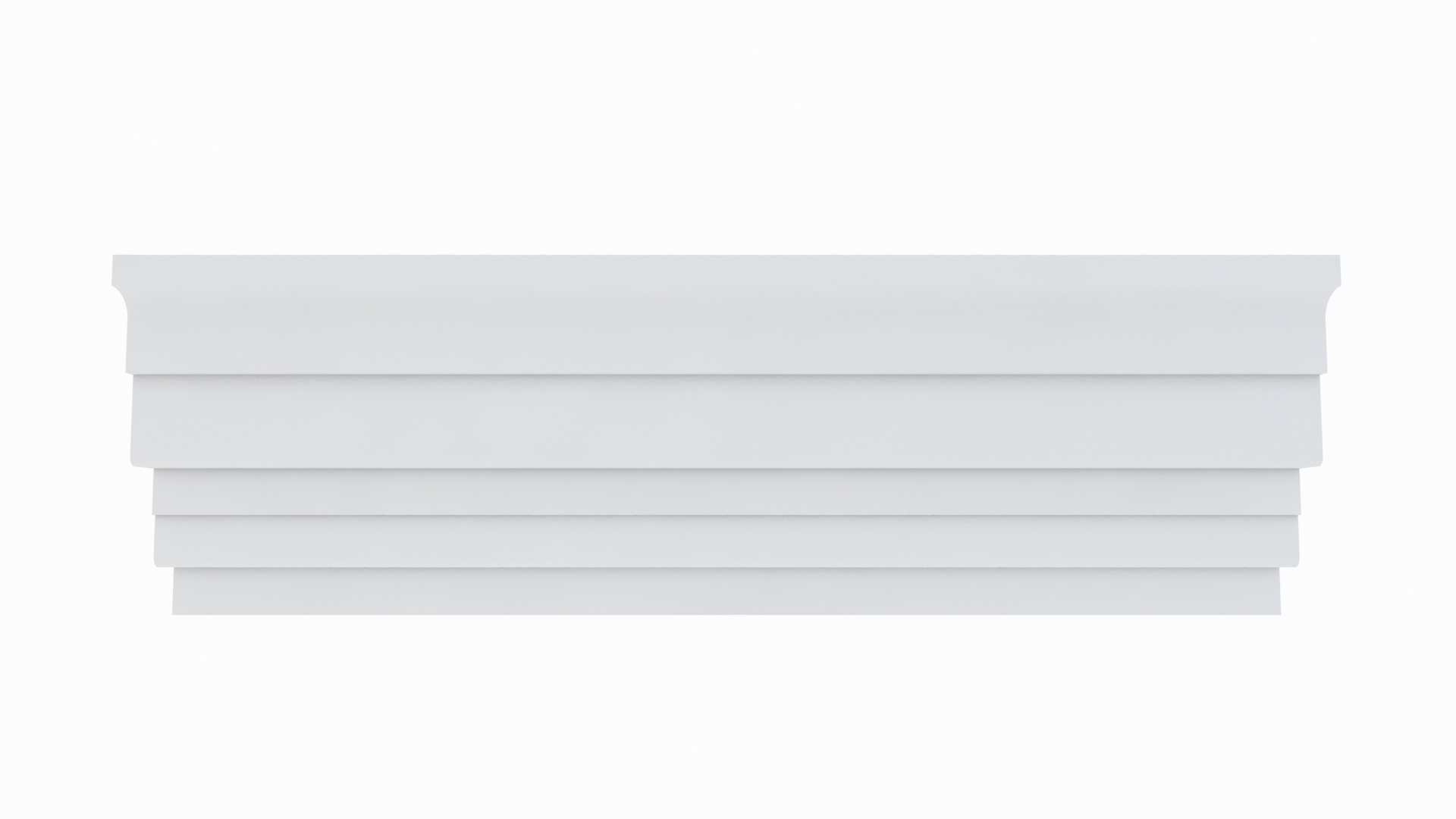 Cornice 170 Straight 3D Model - TurboSquid 2030719