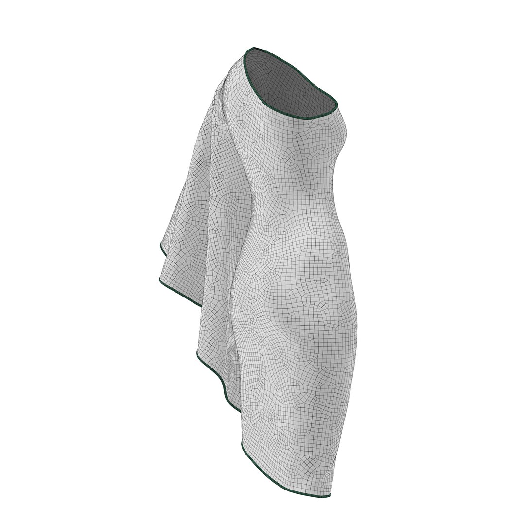 3D fashion dress clothing model - TurboSquid 1667896