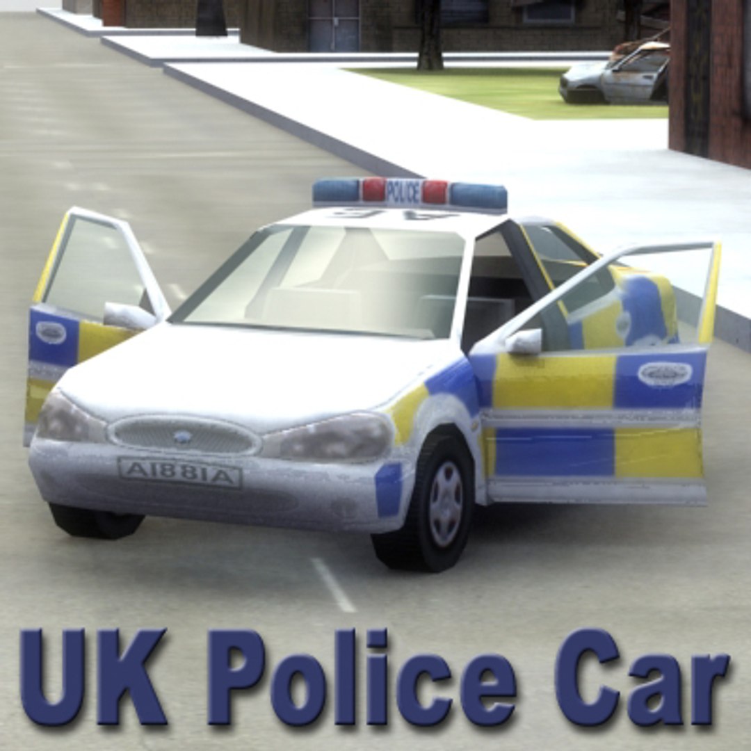 3d Model Uk Police Patrol Car