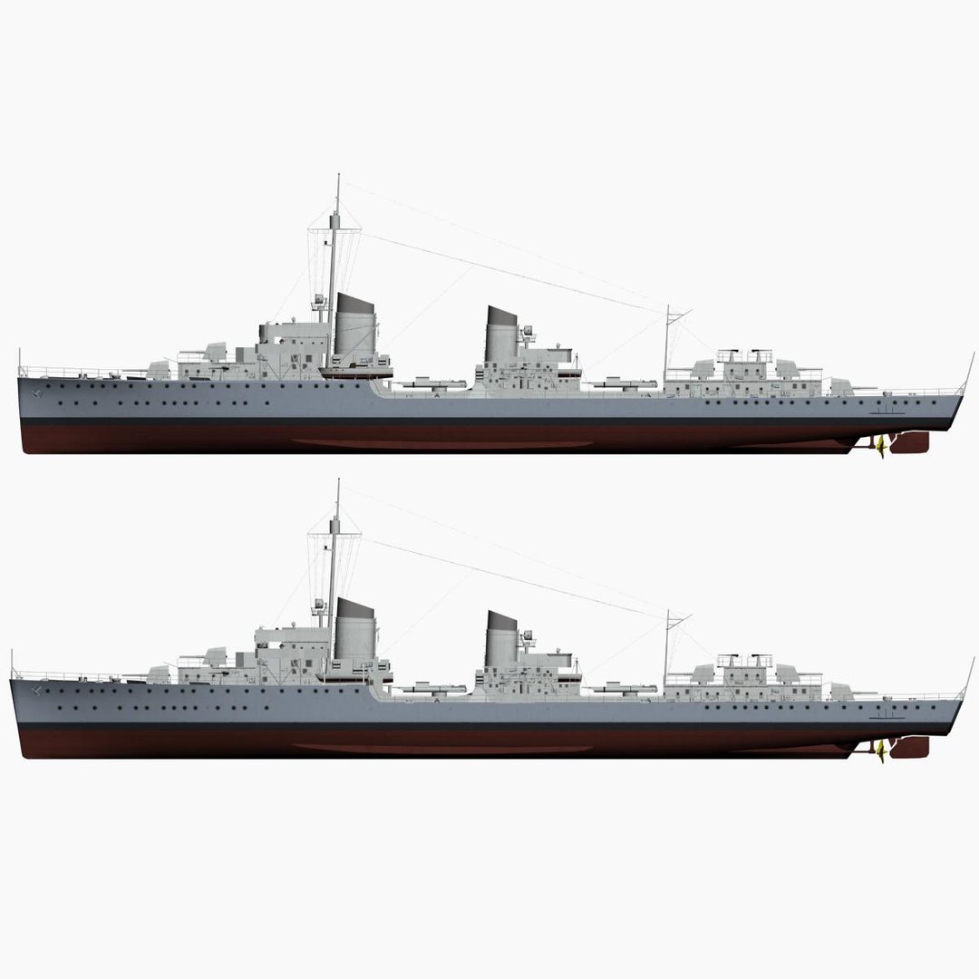 Destroyer 1934 Ww2 German Max