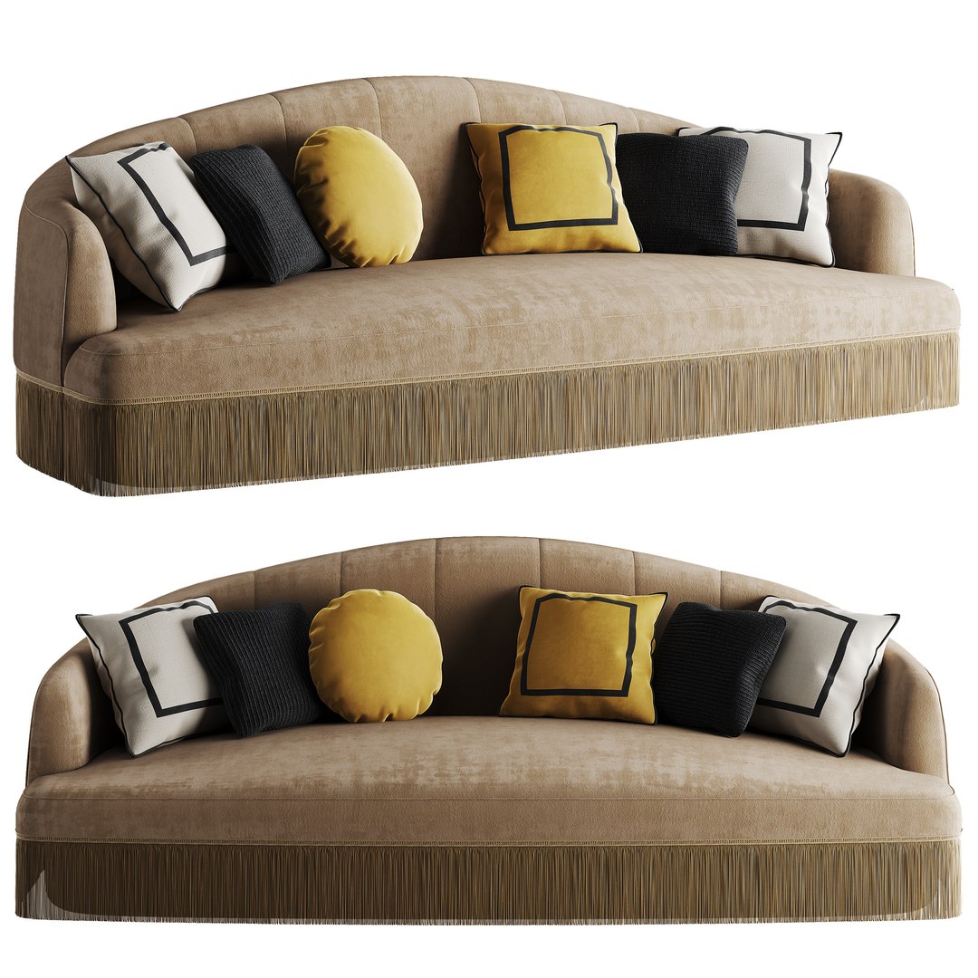 3D Chiara Provasi Grace Sofa Model - TurboSquid 1955677