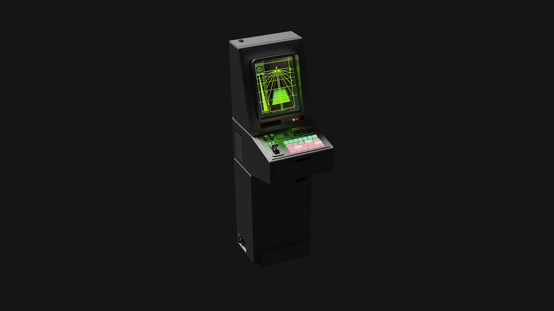 Retro Sci-fi Computer Desks - Control Panels 3D Model - TurboSquid 2037641