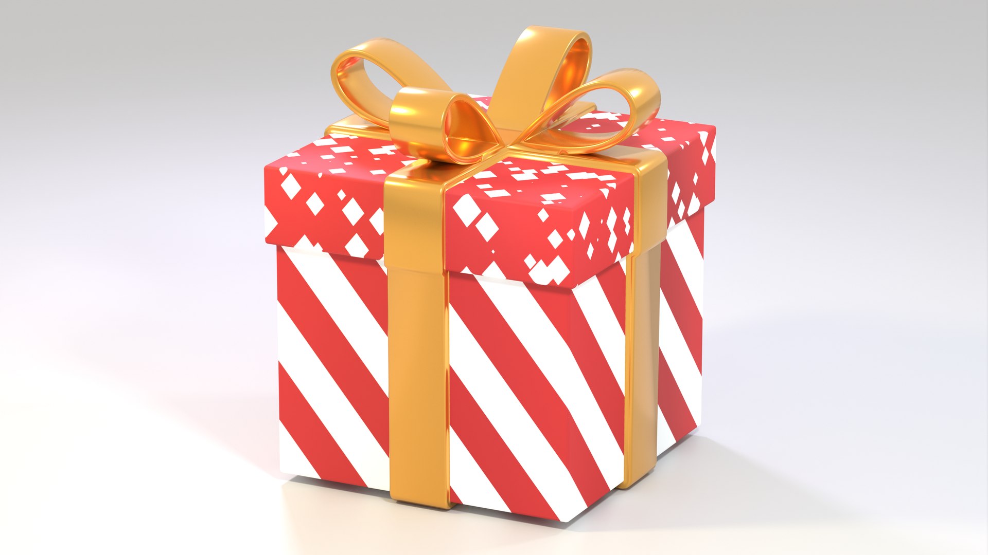3D Wrapped X-Mas Gift Model - TurboSquid 2000968