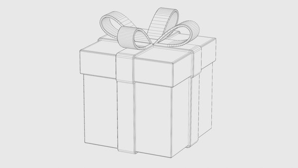 3D Wrapped X-Mas Gift model - TurboSquid 2000968