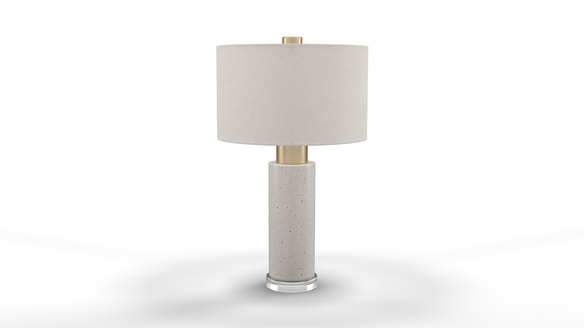 3D Uttermost Vaeshon Concrete Table Lamp Model - TurboSquid 2295444