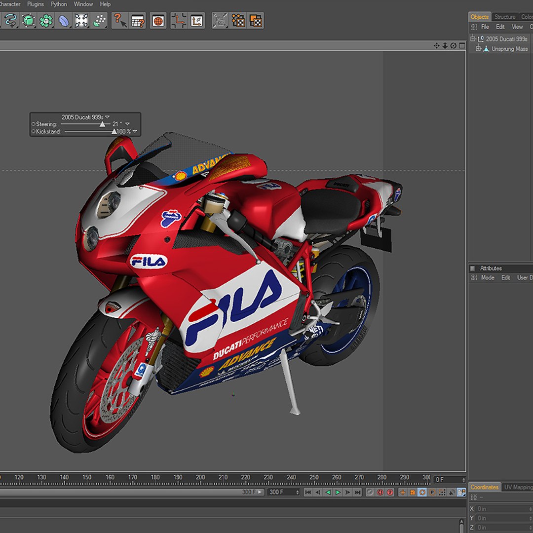 Fila Bike 3d Model