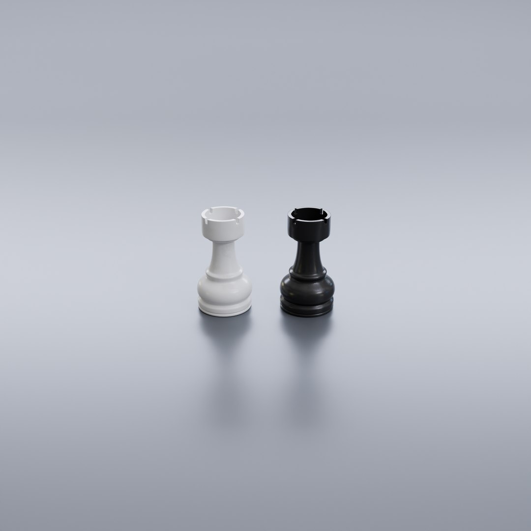 3D Chess Piece Rook Model - TurboSquid 2318572