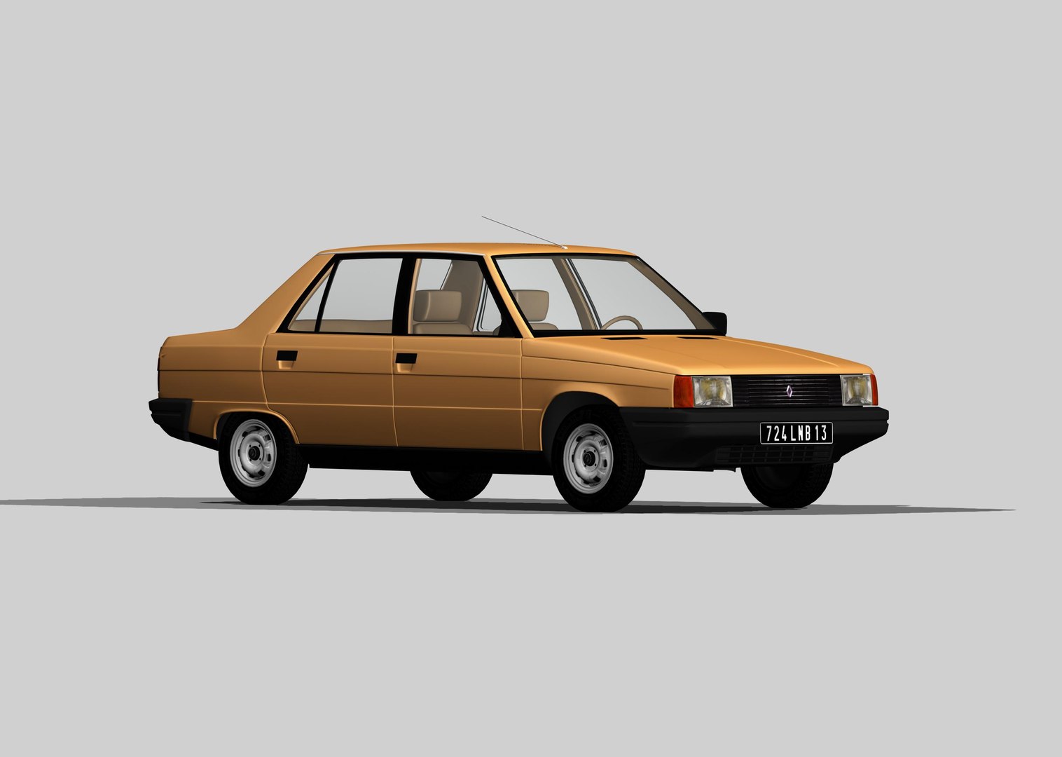 Renault 9 TC 3D model - TurboSquid 2131722