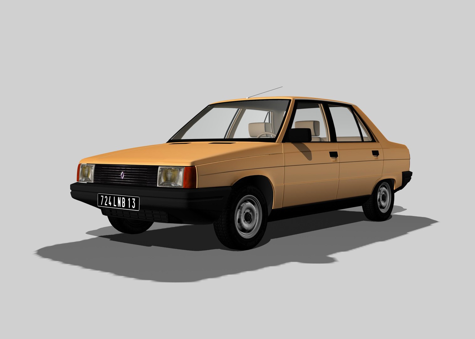 Renault 9 TC 3D model - TurboSquid 2131722
