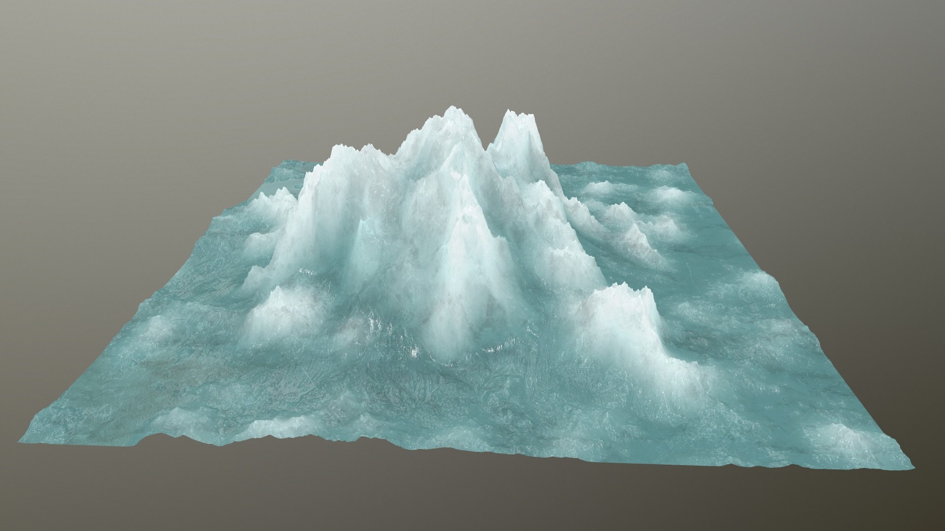 Ice mountain 3D model - TurboSquid 1368470
