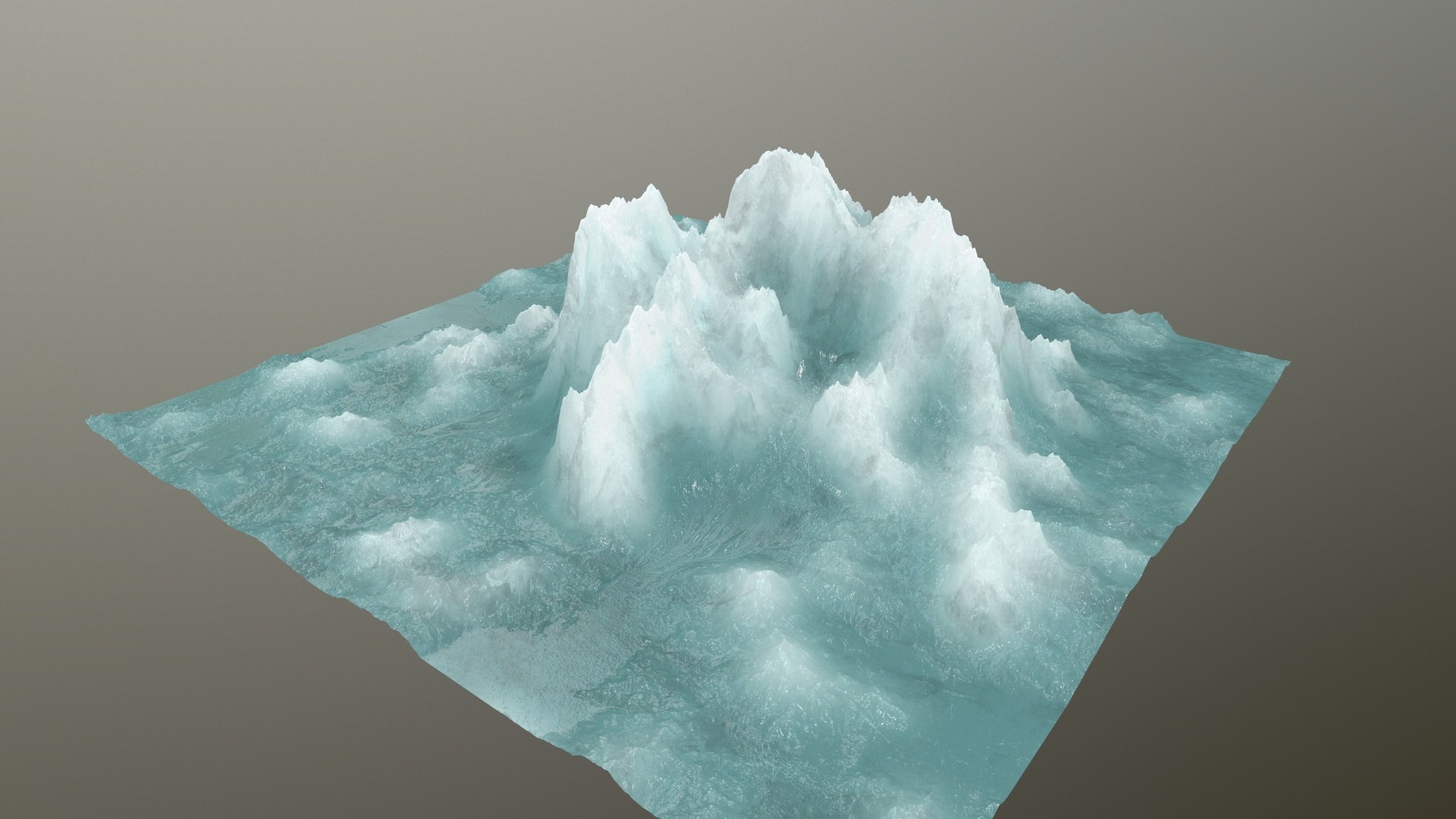 Ice mountain 3D model - TurboSquid 1368470