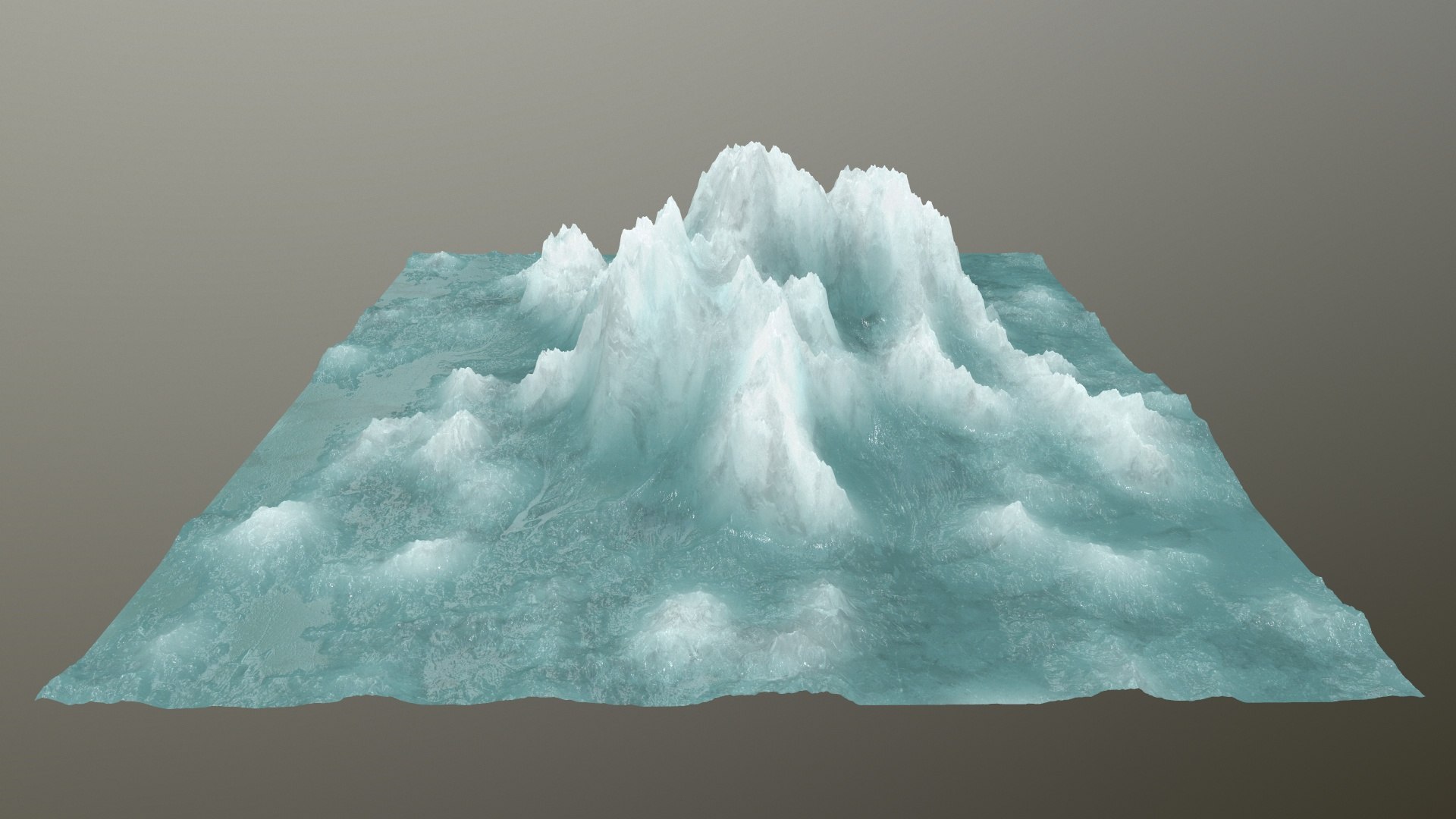 Ice mountain 3D model - TurboSquid 1368470