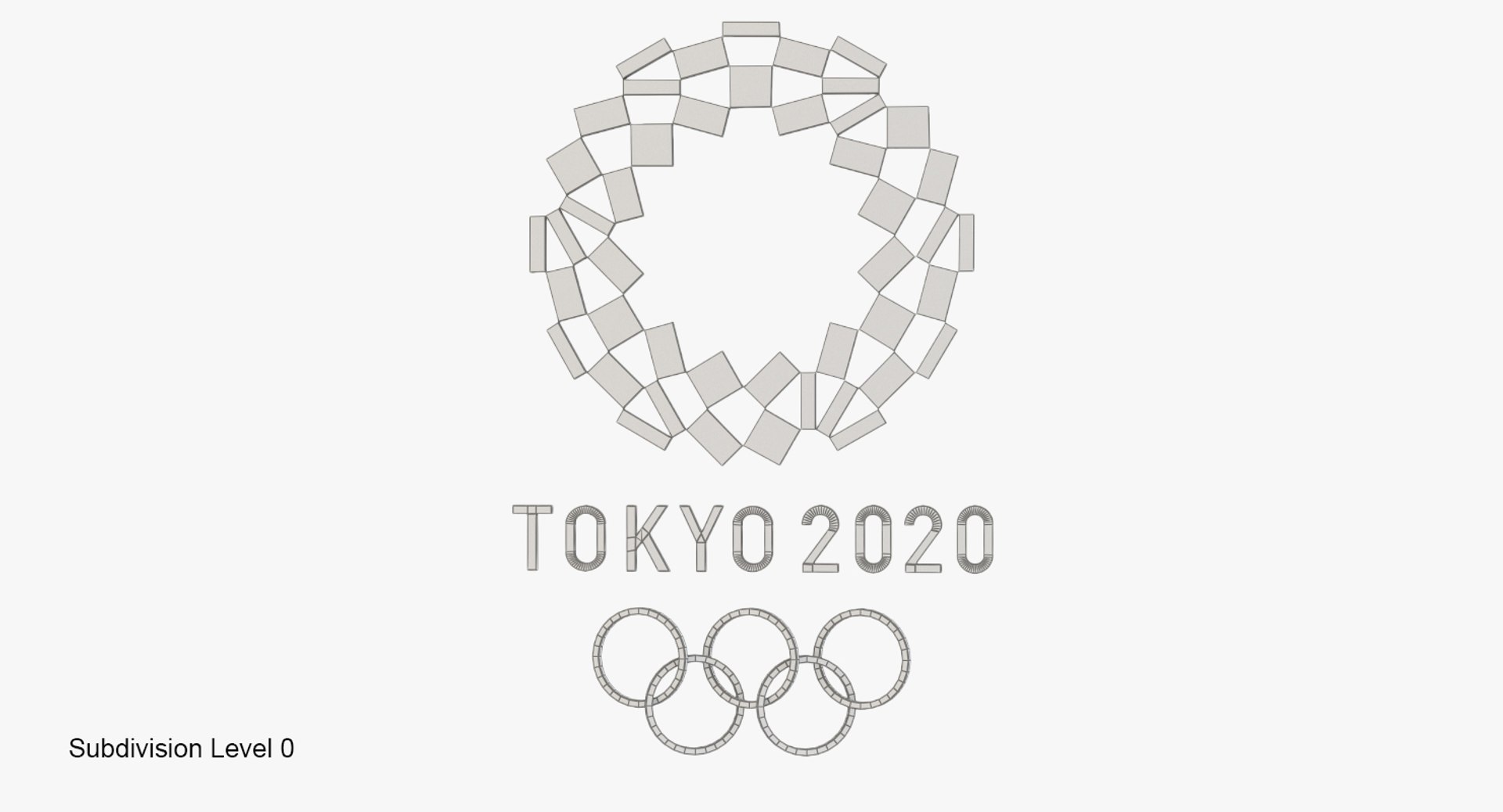 Tokyo 2020 Games Logo 3D - TurboSquid 1313434