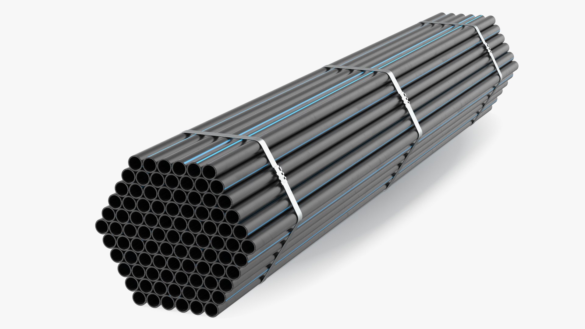 Thin Plastic Pipes Bundle 2 Meters 3D Model - TurboSquid 2212217