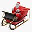 3d model santa claus