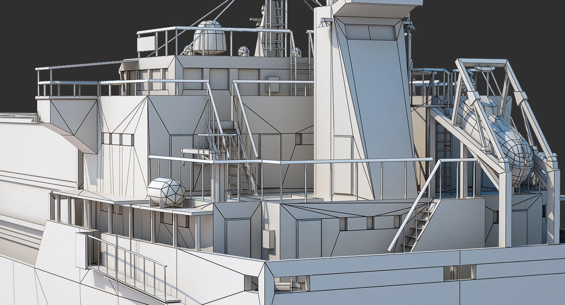 Cargo Ship 3d Model