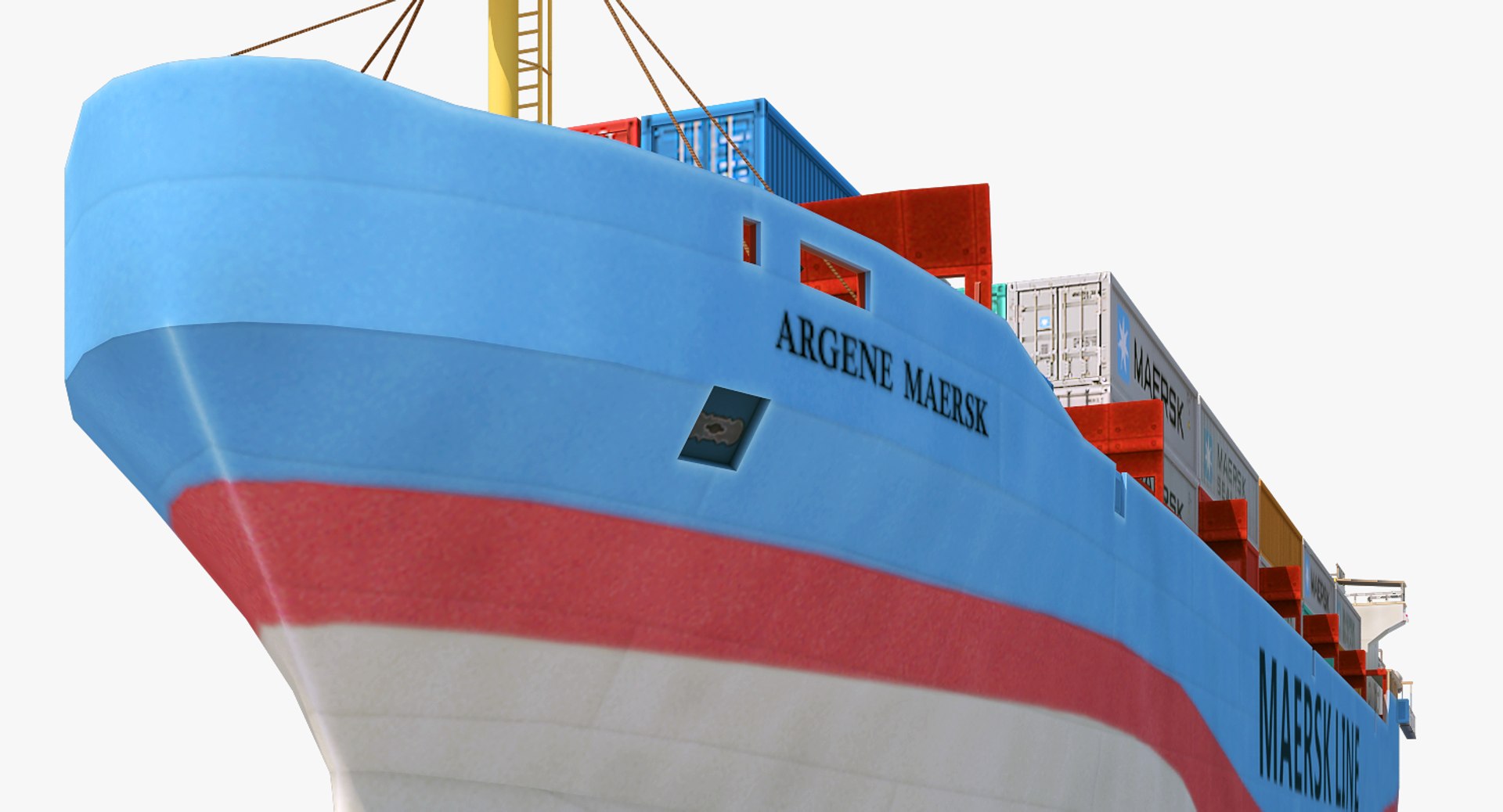 Cargo Ship 3d Model