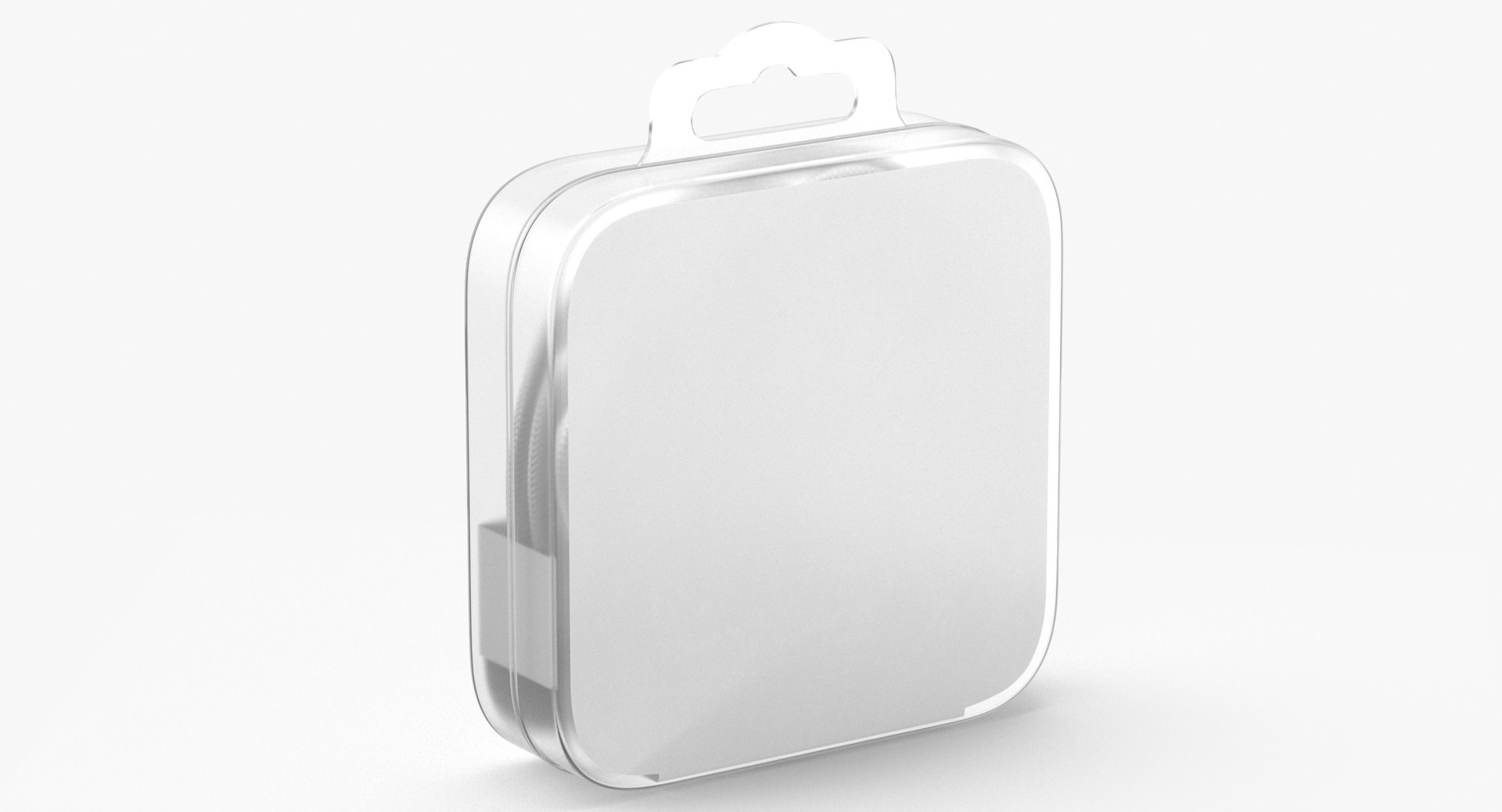 Charging Cord Package Type 03 Blank And Generic Lebel Box 3D Model ...