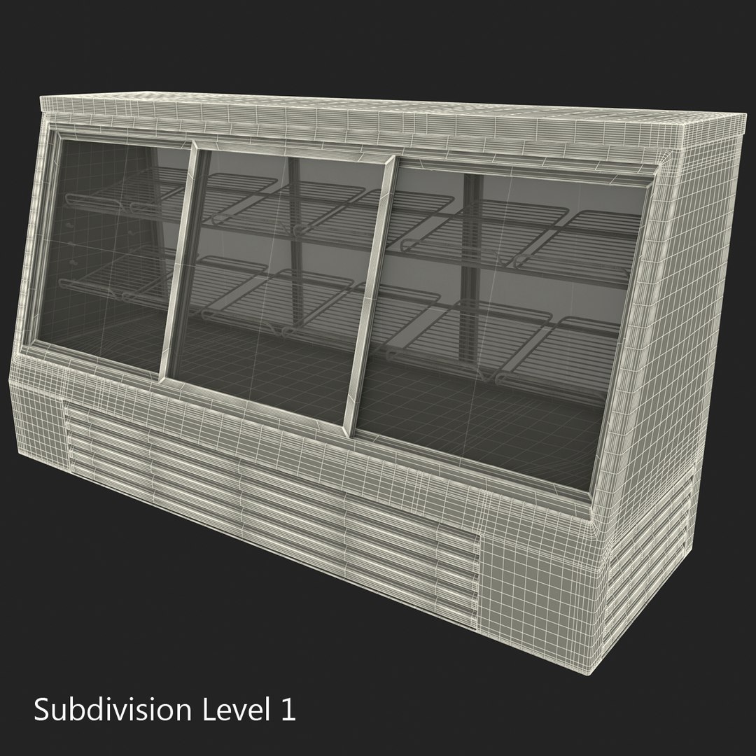 Display Refrigerator 3d Model