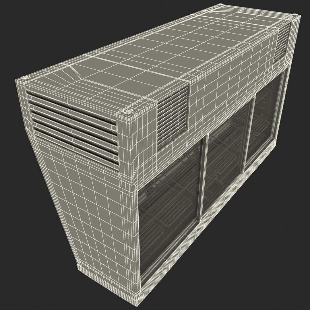Display Refrigerator 3d Model