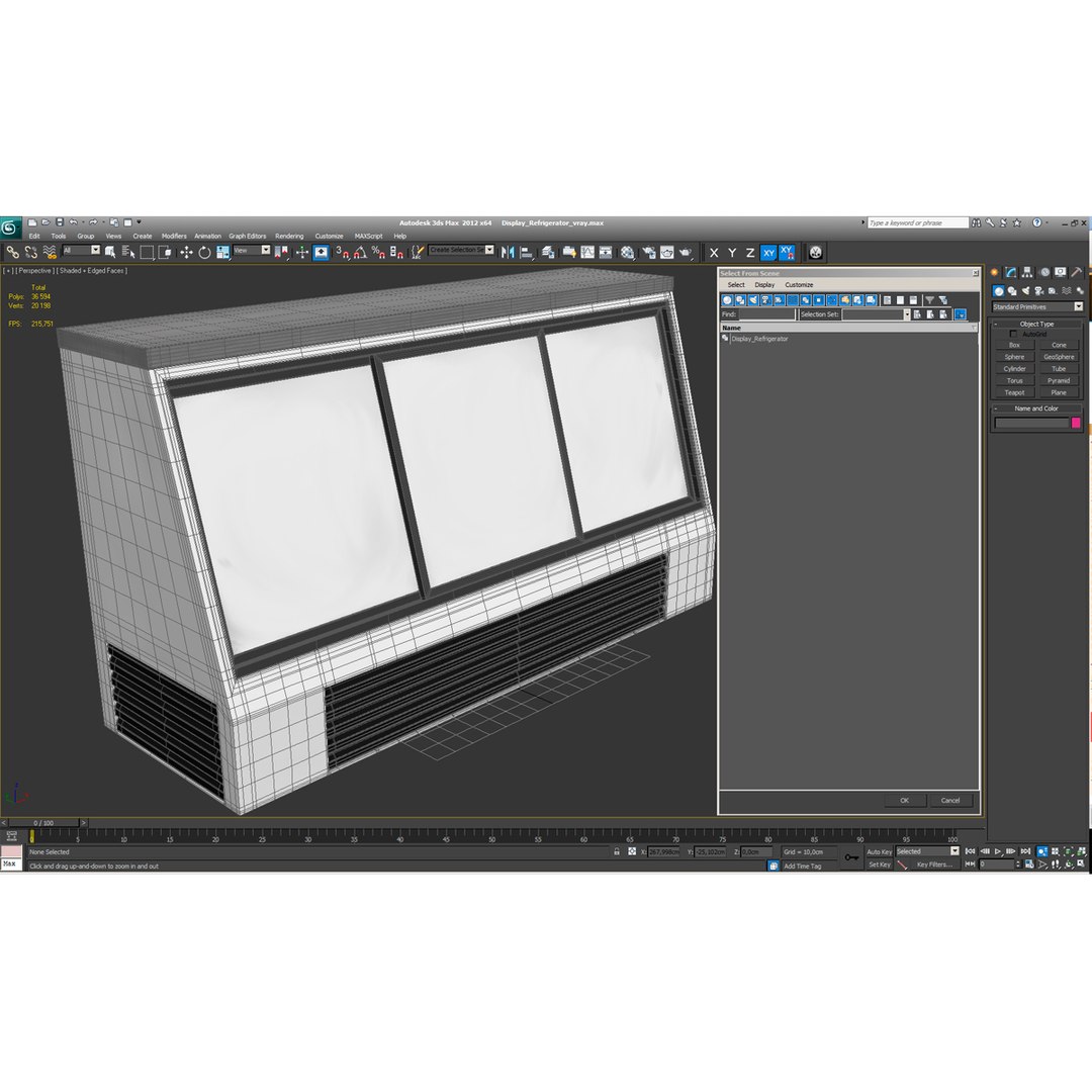 Display Refrigerator 3d Model