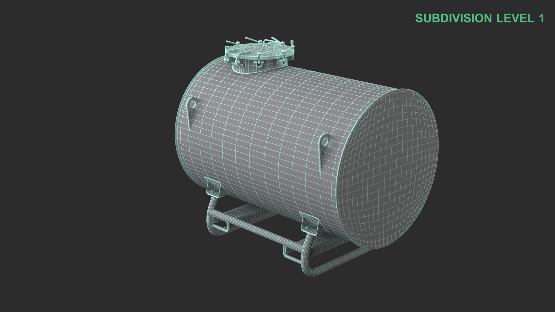 3D Model Tank Container - TurboSquid 2373209