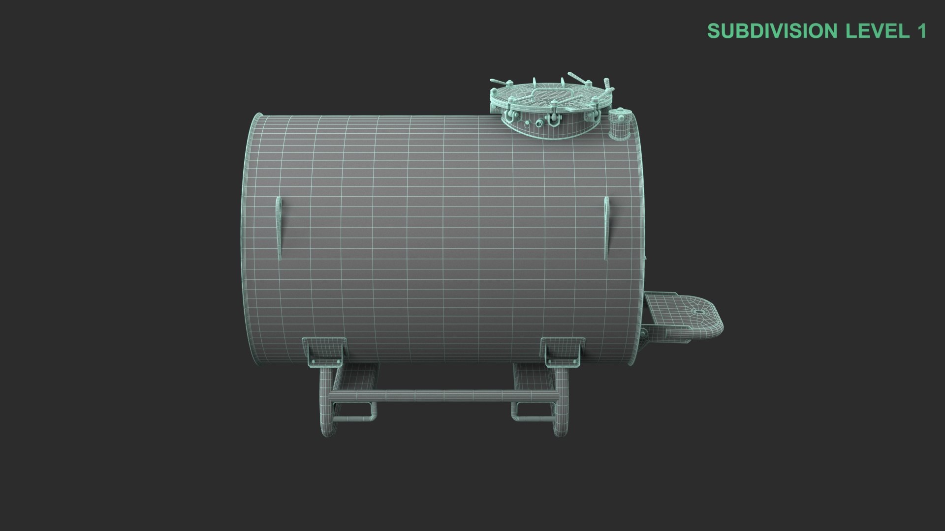 3D Model Tank Container - TurboSquid 2373209