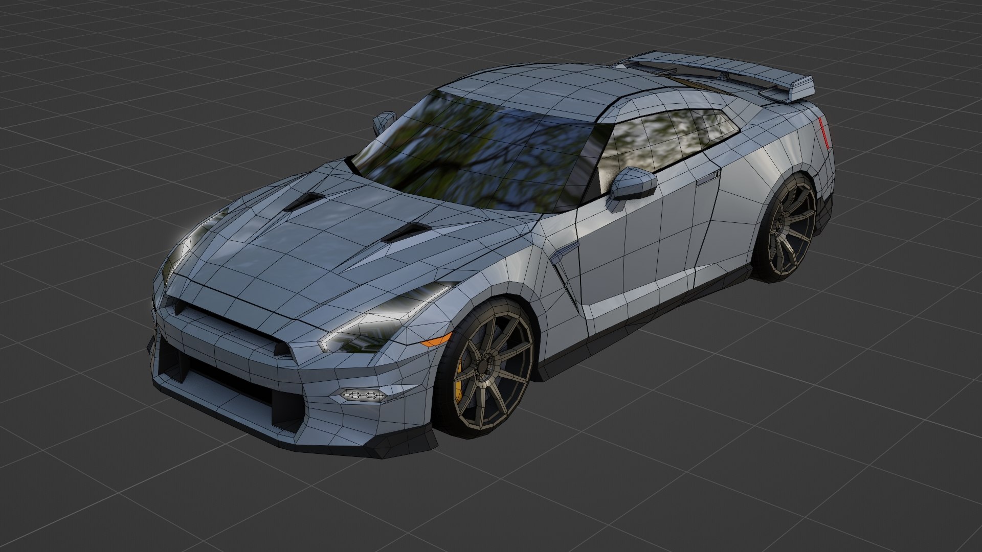 3D Model Nissan GT-R 2024 Lowpoly - TurboSquid 2173983