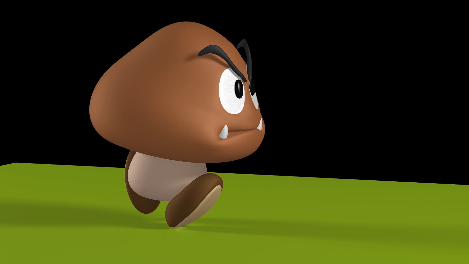 3D Model Goomba From Super Mario All Quad Low-poly 3D Model ...
