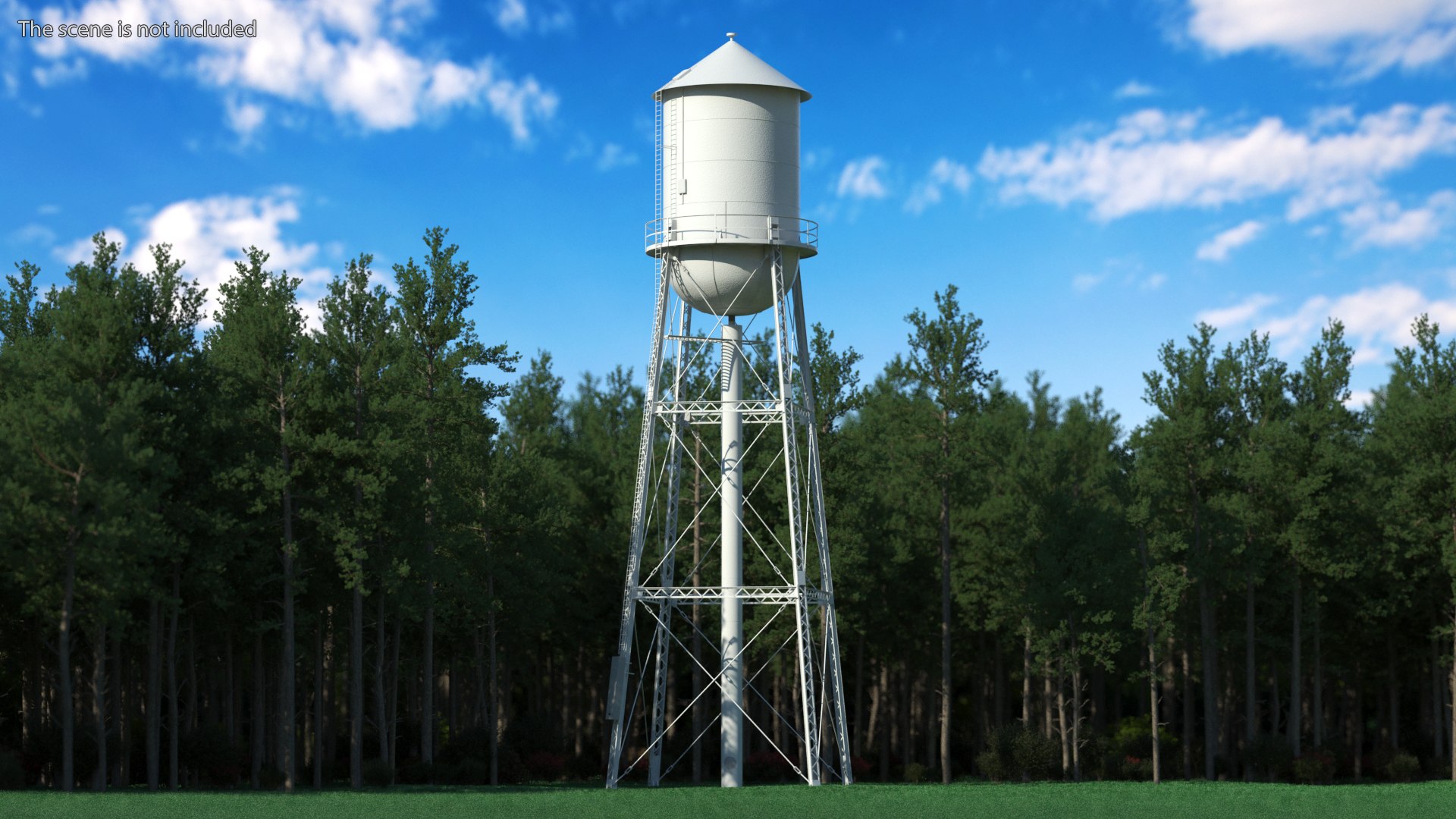Water Tower No1 3D Model - TurboSquid 2119179