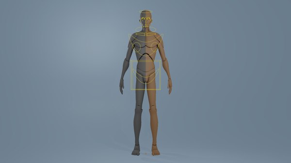 3D rigged dolls blender model - TurboSquid 1661638