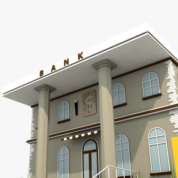 3D Bank model - TurboSquid 1728705