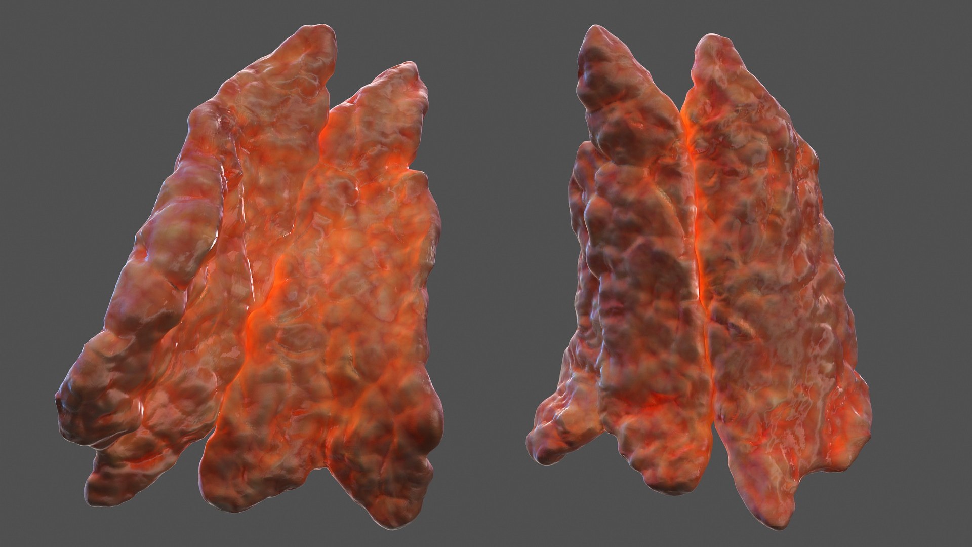 3D human torso lymphatic - TurboSquid 1464067