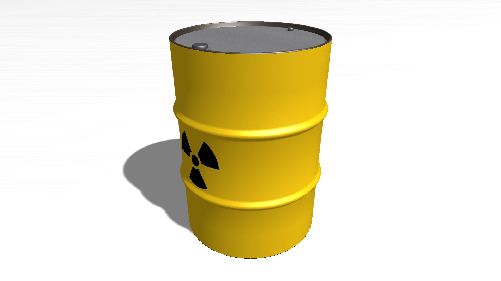 Metal Barrel Nuclear Mk1 3D Model - TurboSquid 2175867