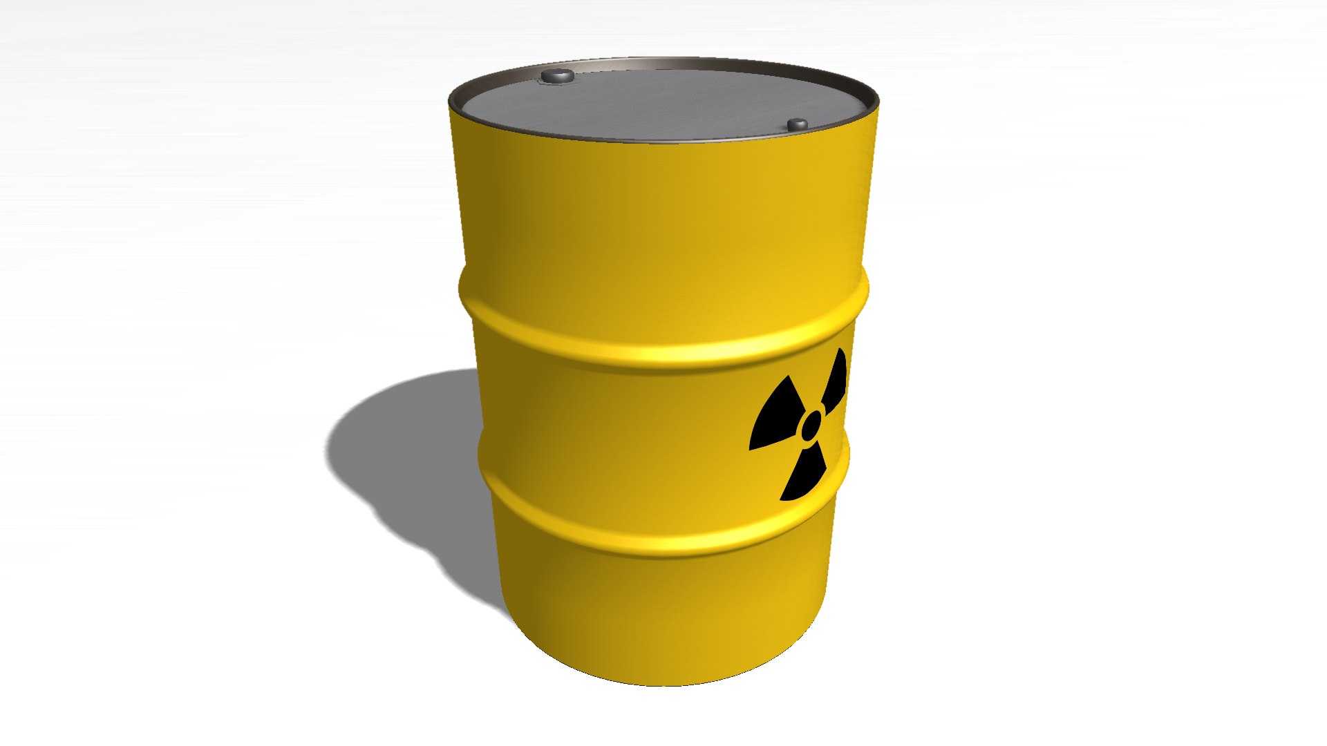 Metal Barrel Nuclear Mk1 3D Model - TurboSquid 2175867