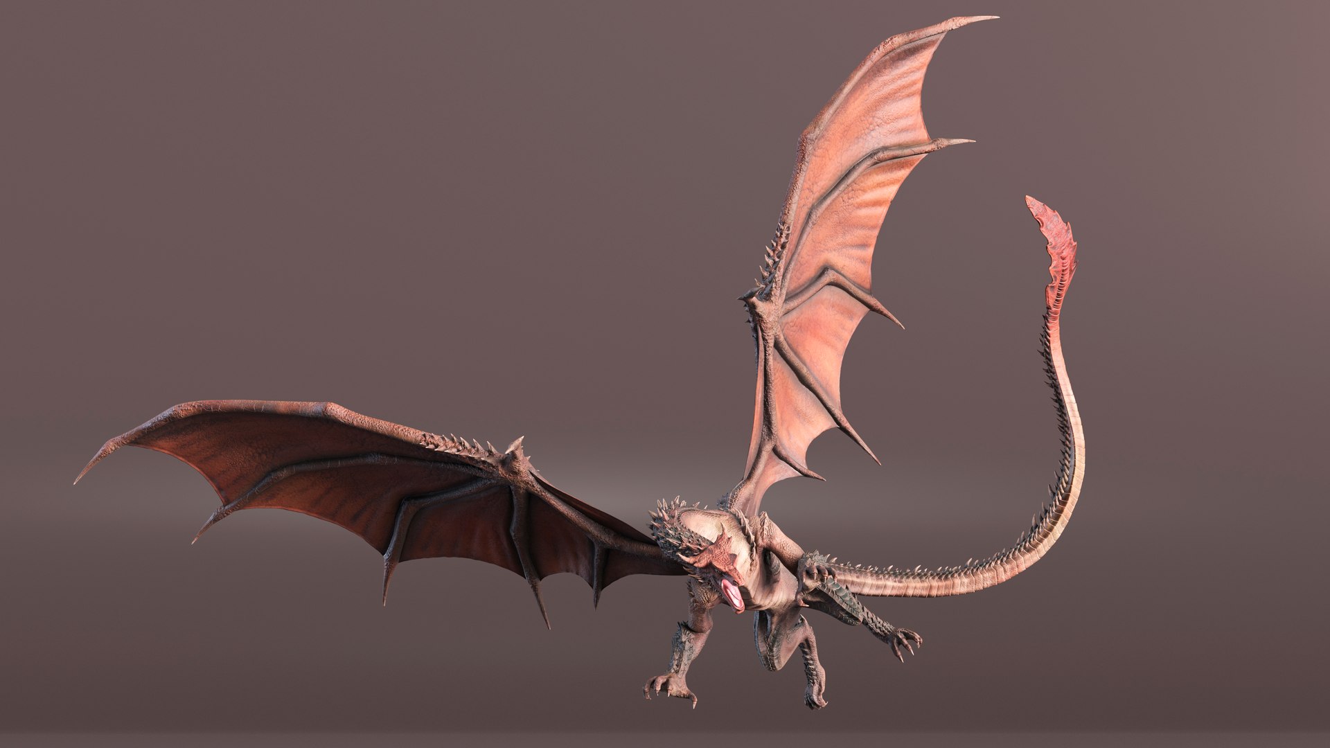 3D Fantasy Dragon Rigged For Cinema 4D Model - TurboSquid 2265125