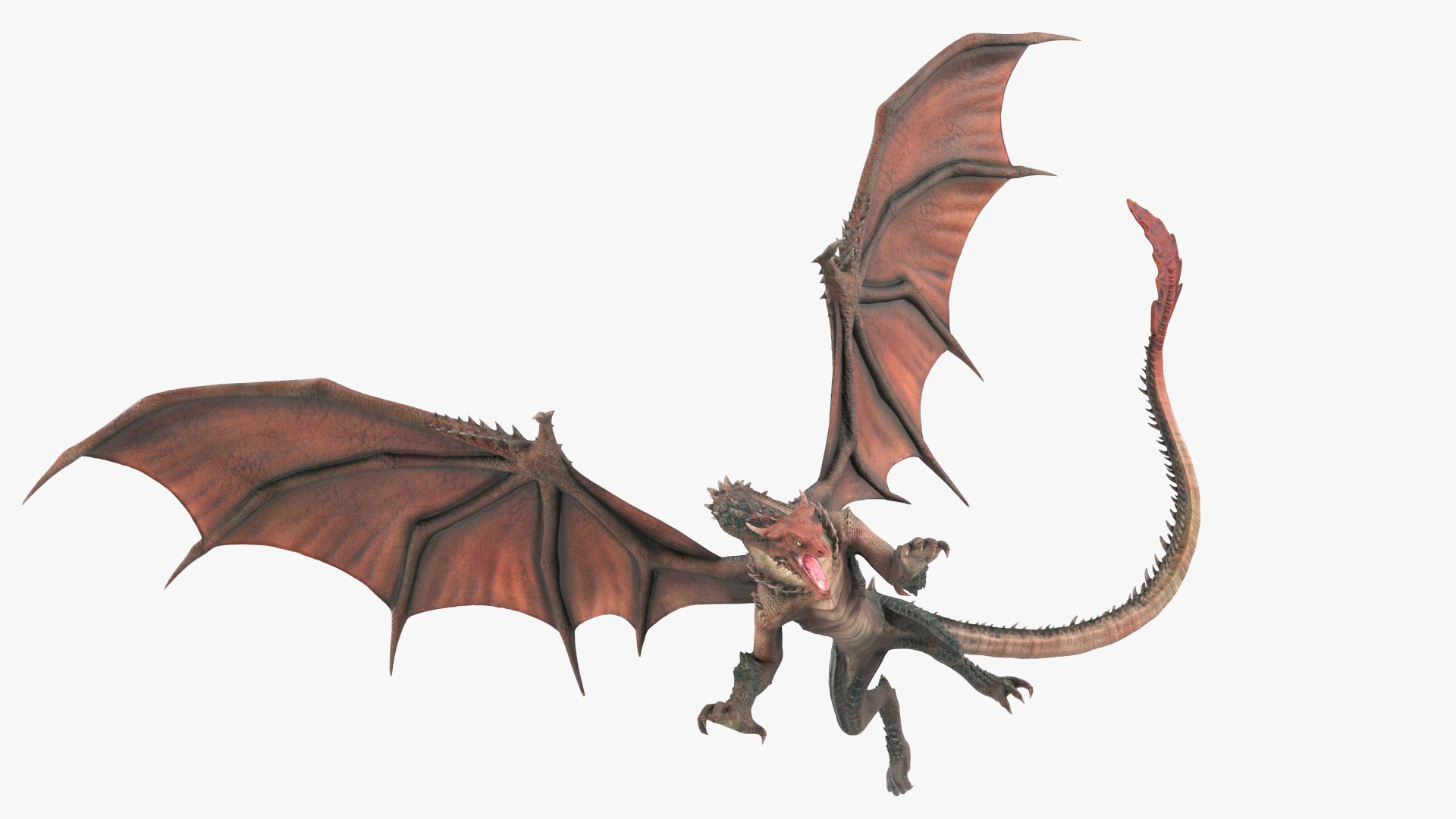 3D Fantasy Dragon Rigged For Cinema 4D Model - TurboSquid 2265125