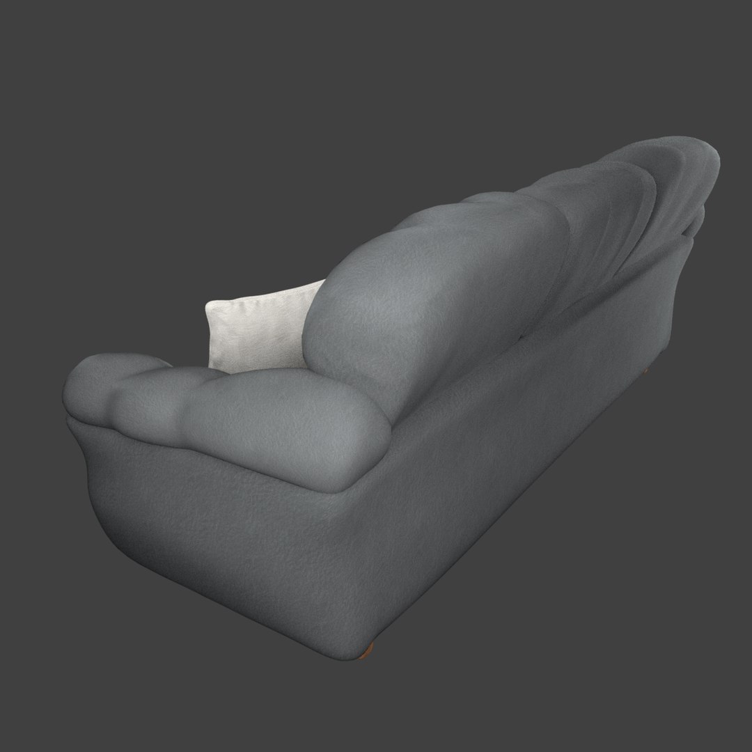 Sculpt Sofa Pillows - 3D - TurboSquid 1168323