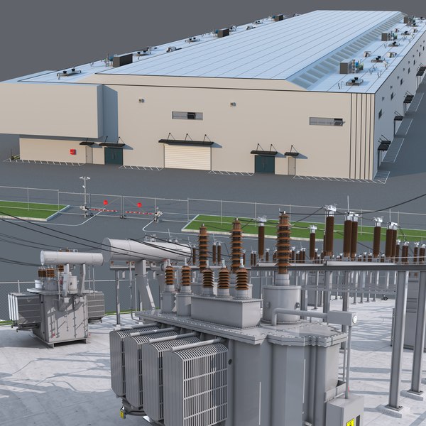 Substation 3D Models for Download | TurboSquid