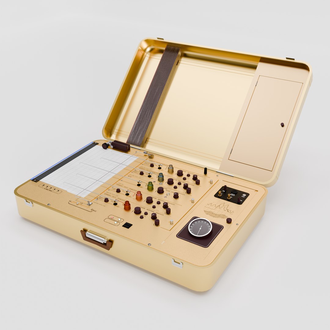 3D Model Ambassador Analog Polygraph Machine - TurboSquid 2426846