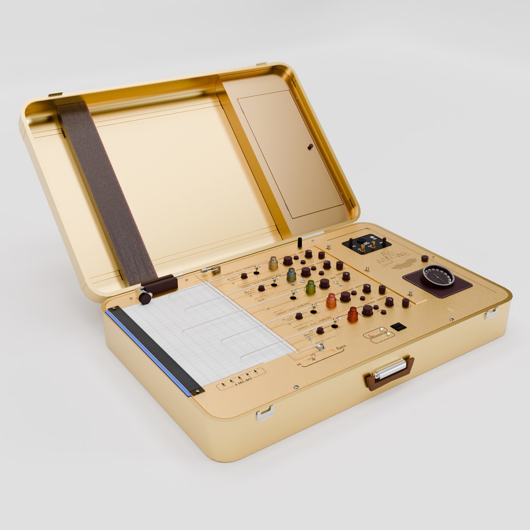 3D Model Ambassador Analog Polygraph Machine - TurboSquid 2426846