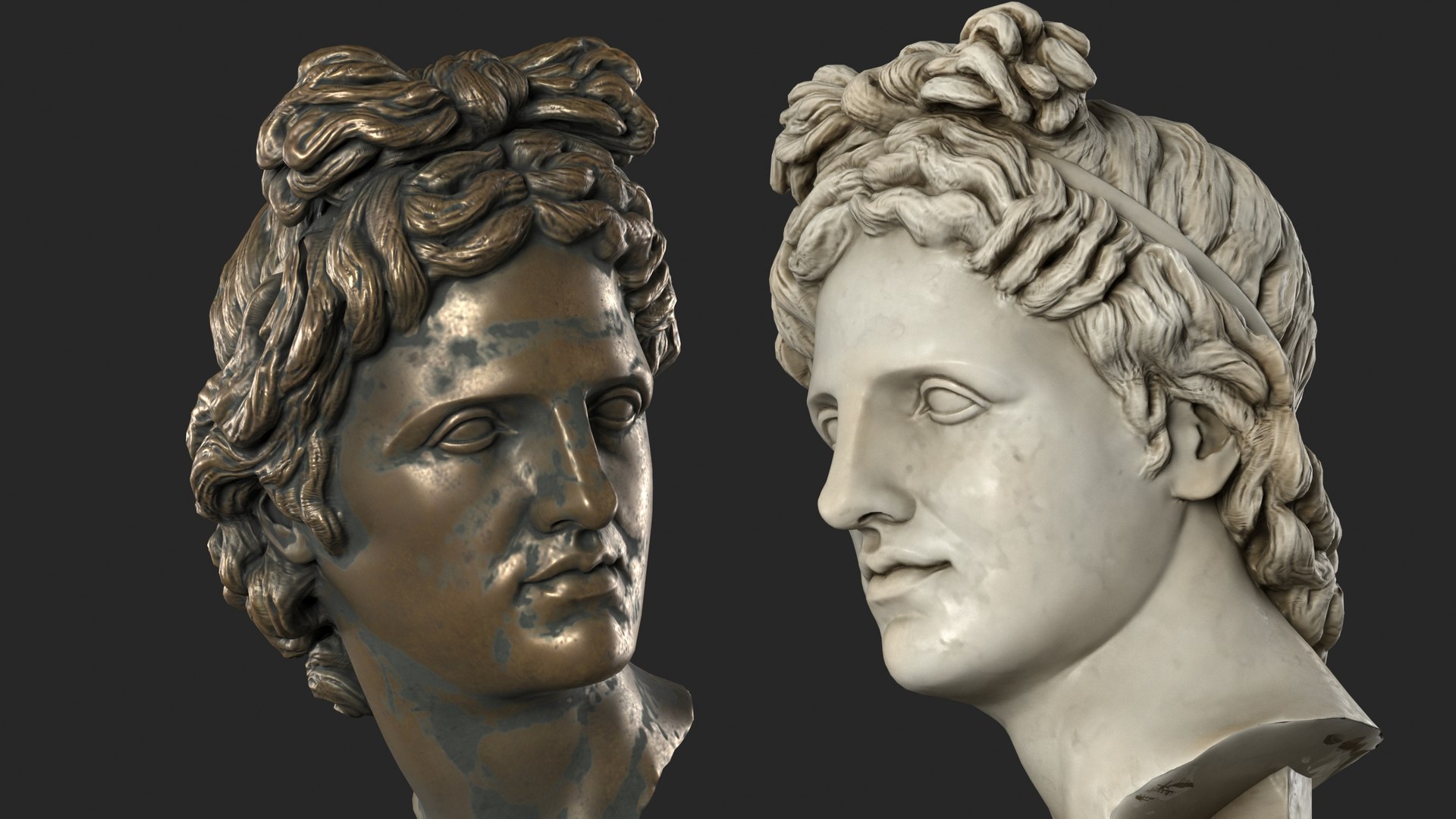 Head Sculpture Apollo Model - TurboSquid 1456273