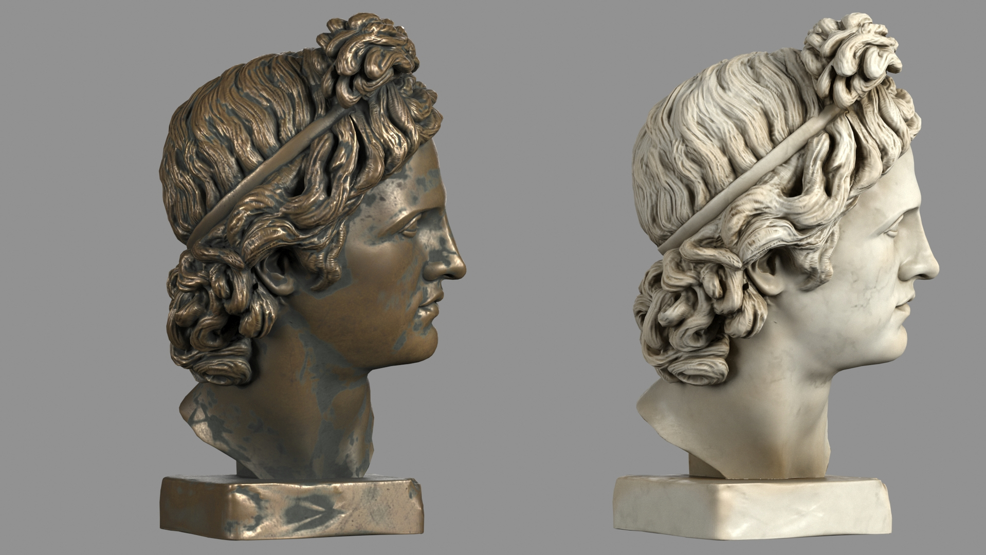 Head Sculpture Apollo Model - TurboSquid 1456273