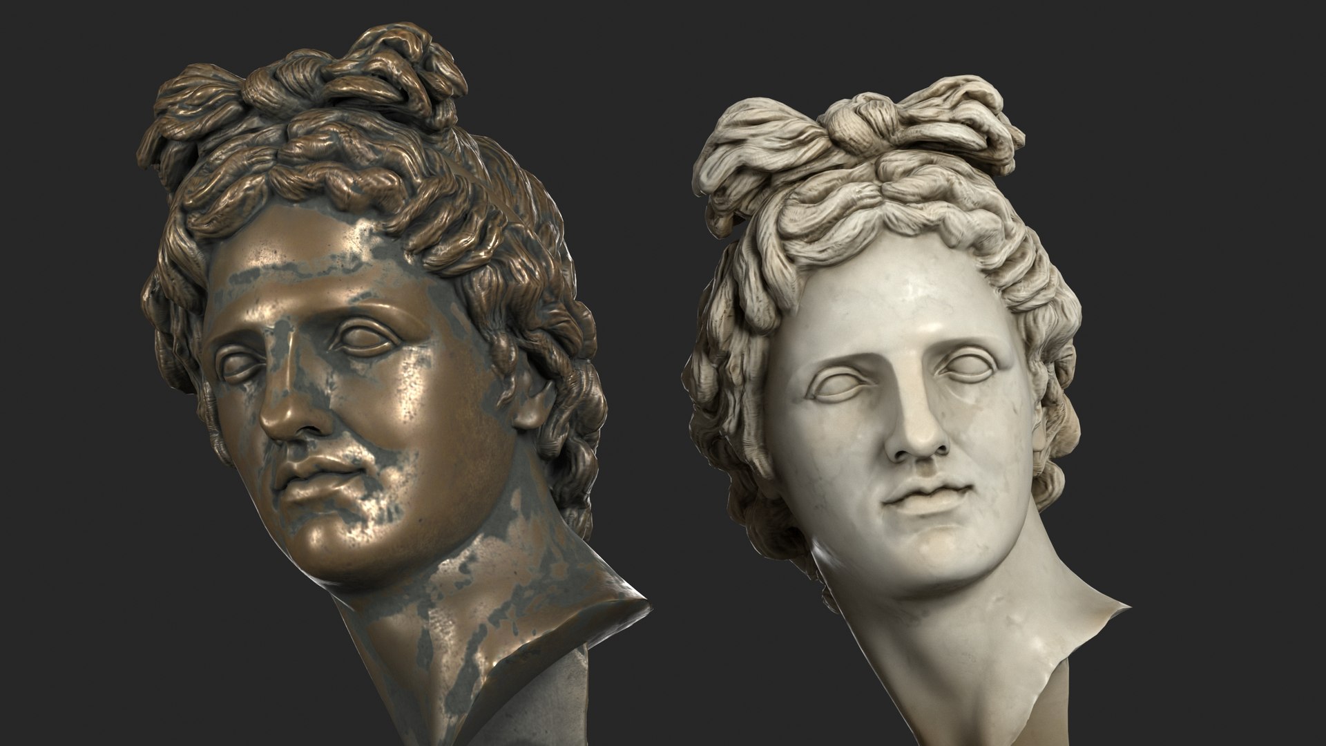 Head Sculpture Apollo Model - TurboSquid 1456273