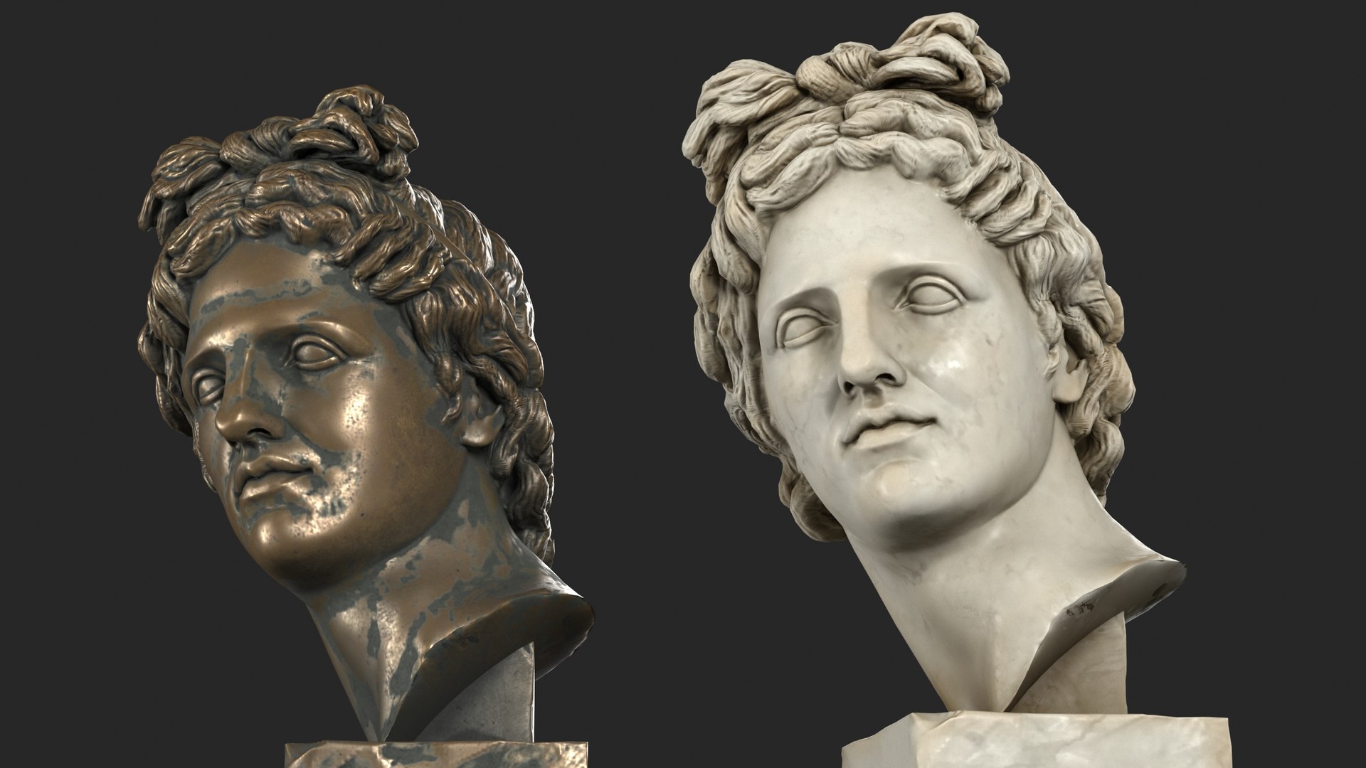 Head Sculpture Apollo Model - TurboSquid 1456273