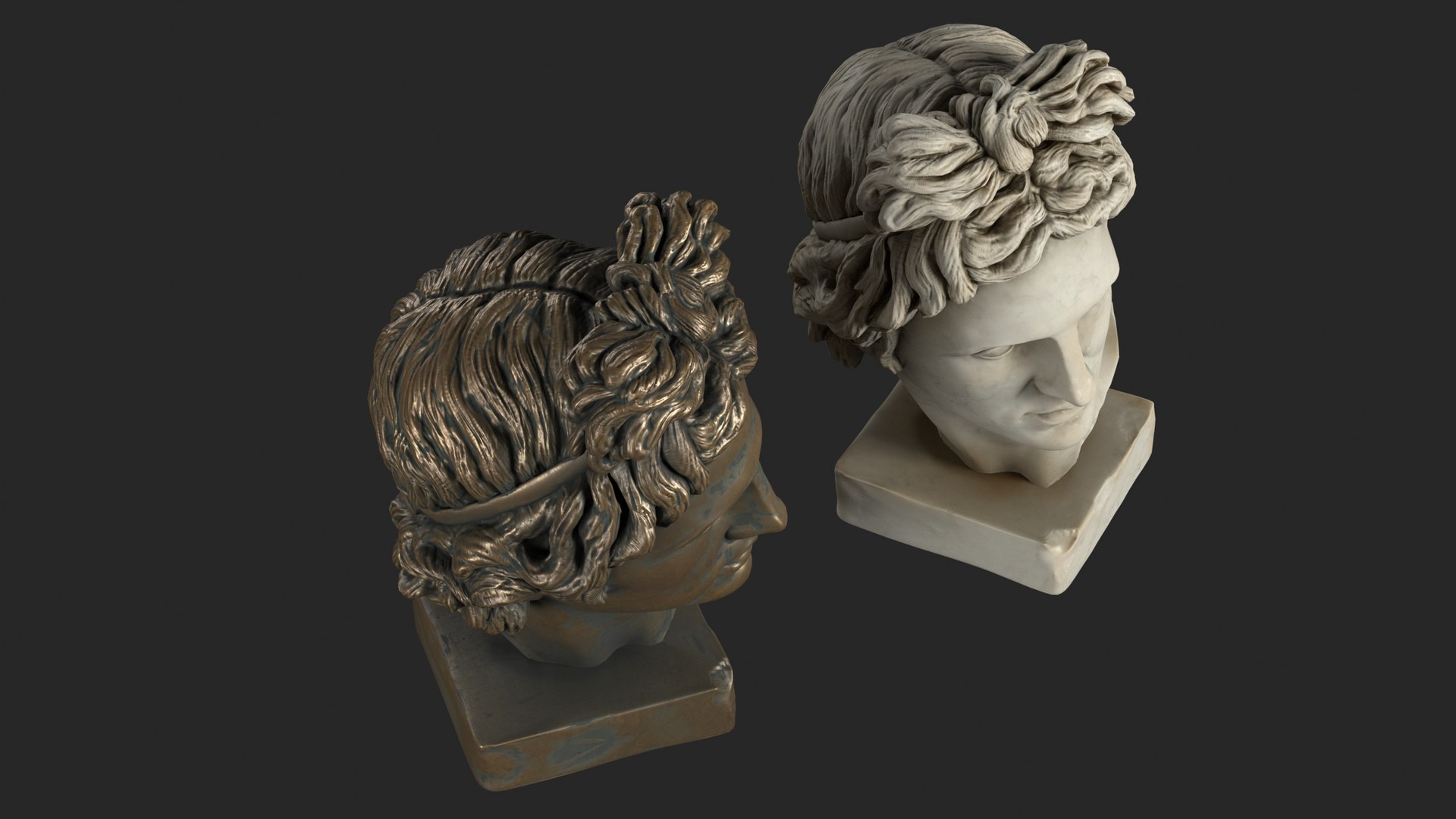 Head Sculpture Apollo Model - TurboSquid 1456273