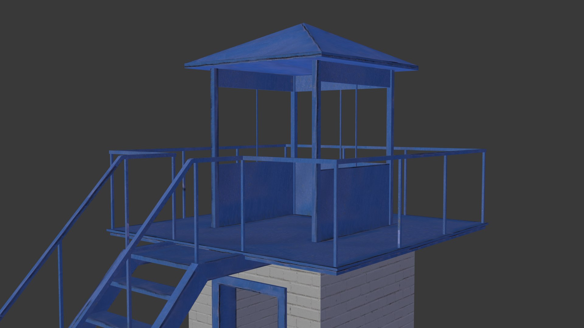 3D Security Tower Model - TurboSquid 1199690