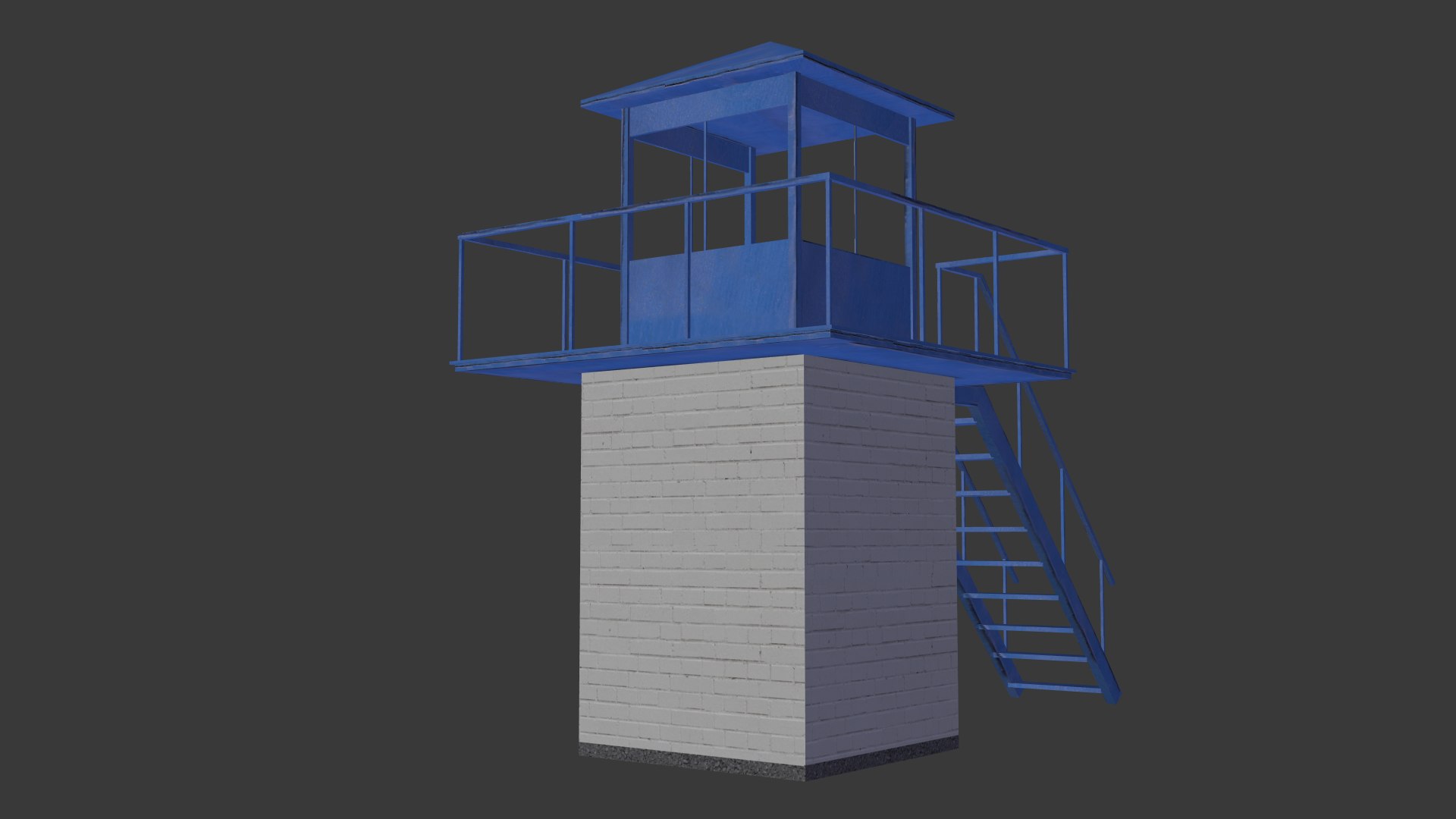 3D Security Tower Model - TurboSquid 1199690
